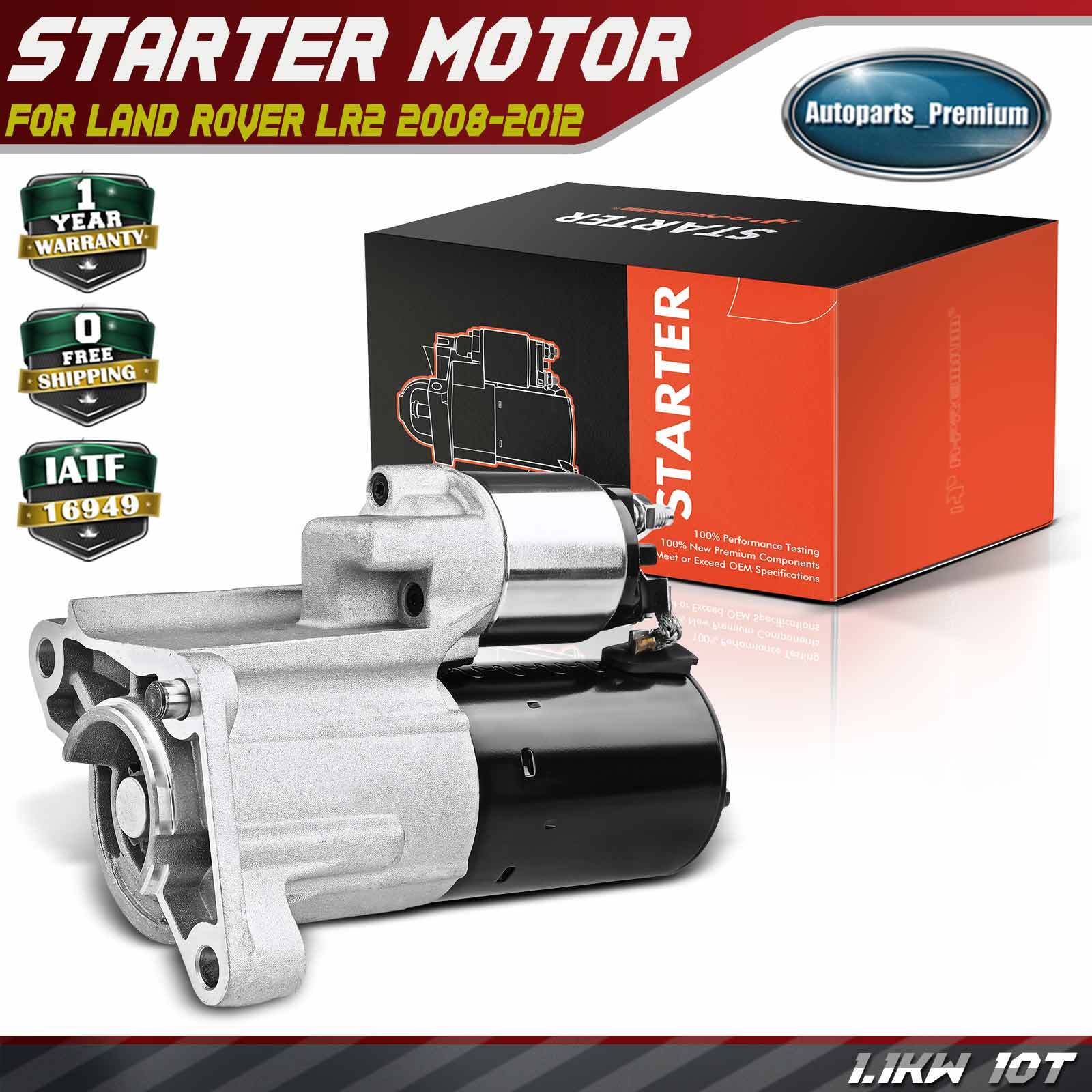 Starter Motor for Land Rover LR2 2008 2009-2012 L6 3.2L SUV 1.1KW 12V ...