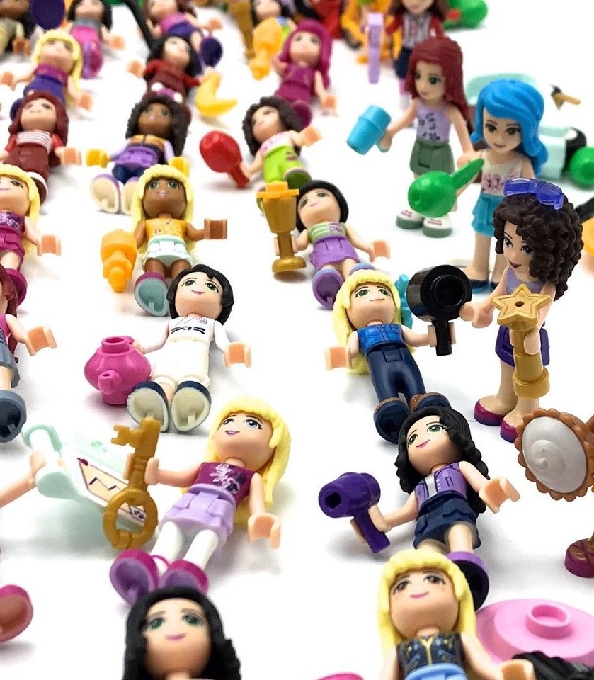 LEGO FRIENDS MINIFIGURES W/ HAIR CUTE GIRL FEMALE RANDOM FIGS $2.25 PER ...