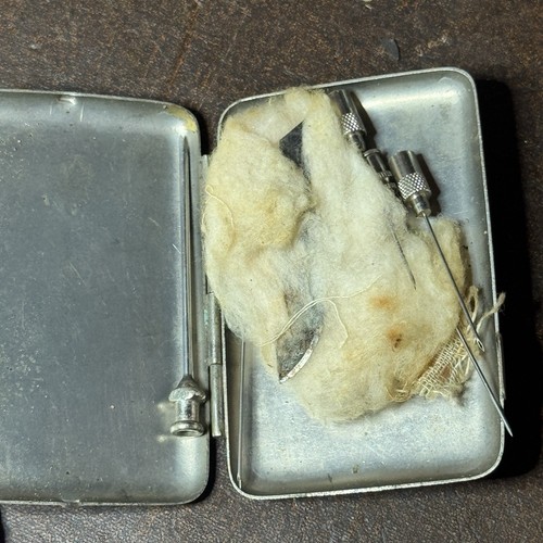 Vintage Case Of Hypodermic Needles For Surgeon Or Doctor | eBay