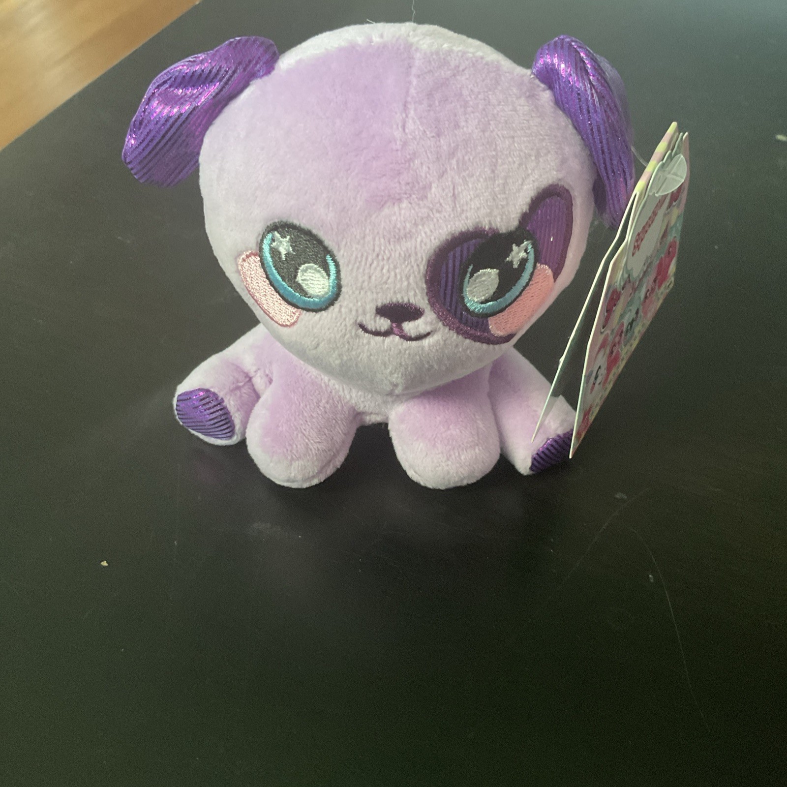 Squeezamals 3Deez Slow Rise Foam Stuffed Animal HeartBrennan the Purple ...