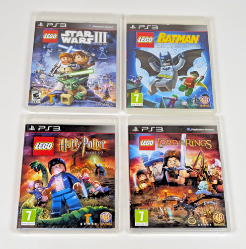 Playstation 3 Lego Games Bundle(PS3) - Harry Potter, LOTR, Batman And ...