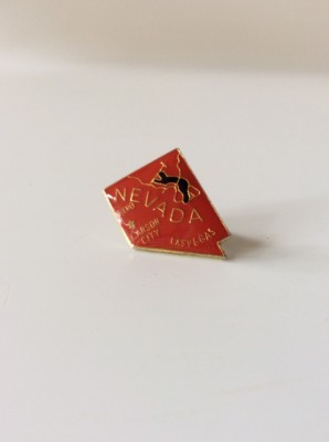 Nevada State Travel / Lapel Pin, Carson City, Reno, Las Vegas | eBay