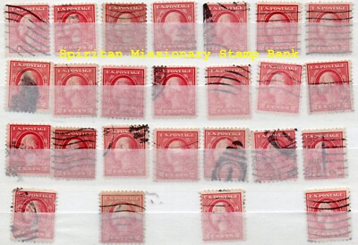 George Washington: 25 - .02 Cent Pink Postage stamps (11-164) | eBay