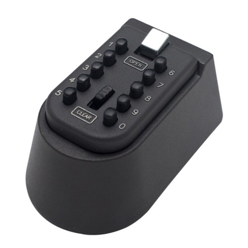 Key Box Wall Mounted 10 Digit Combination Key Safe Lock Storage Case ...