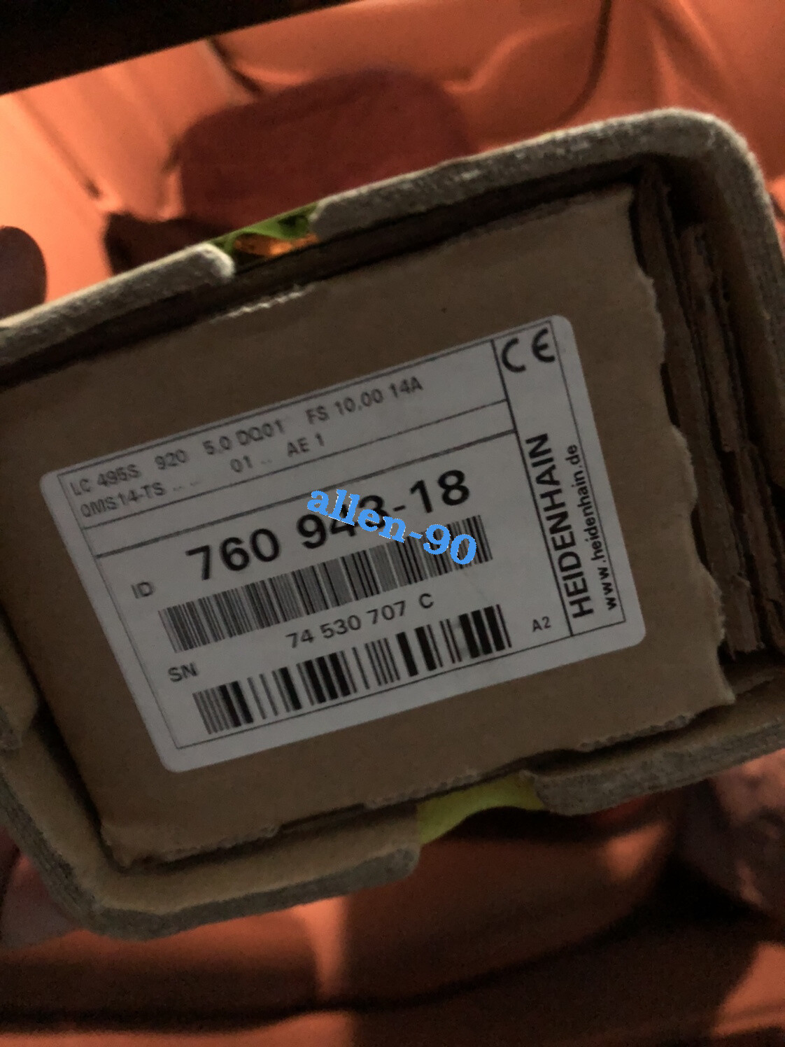 760943-18 HEIDENHAIN Grating Ruler Brand New Fast shipping via DHL or ...