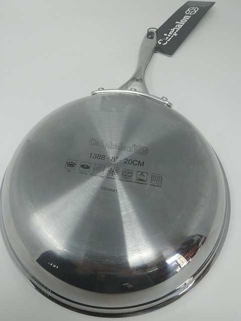 Calphalon Stainless Steel Fry Pan 8" 1388 Omelette Skillet for sale ...