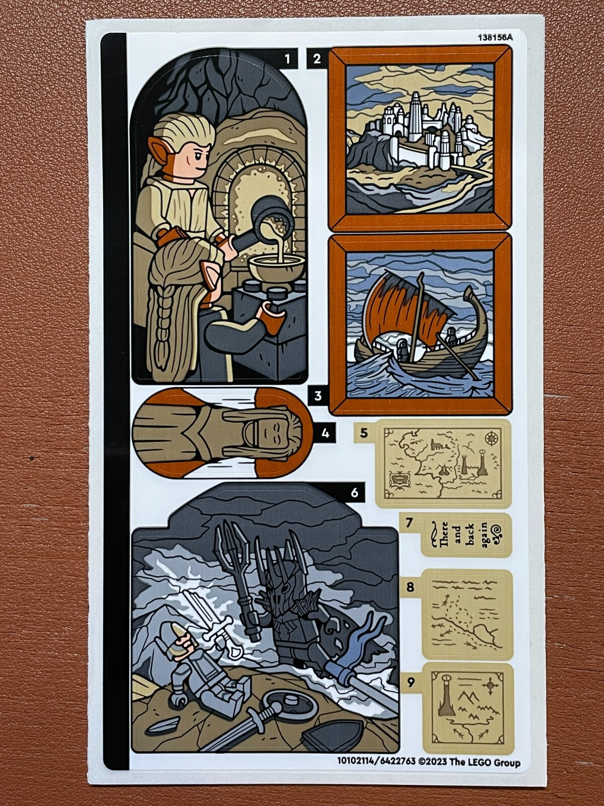 NEW LEGO | Sticker Sheet for Set 10316 - Lord of the Rings - Rivendell ...