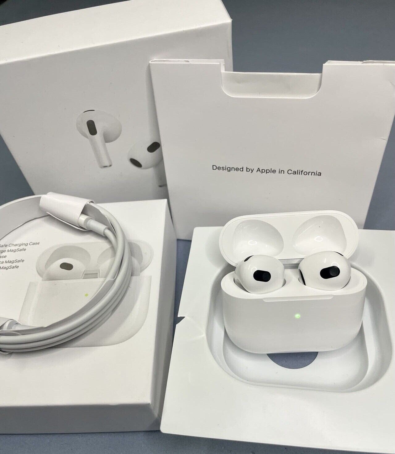 Apple Airpods 3rd Generation Wireless Bluetooth Earbuds with Charging ...