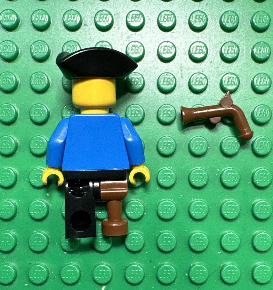 Lego Pirate Minifigure Peg Leg Blue/Brown Shirt 6248 Vintage Pirates ...