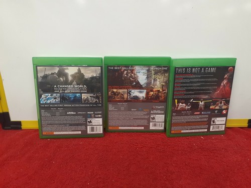Lot Of Three Empty Xbox One Game Cases | eBay