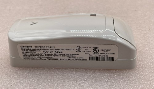 DSC PG9945 Wireless PowerG Door Window Sensor Alarm Contact Detector ...