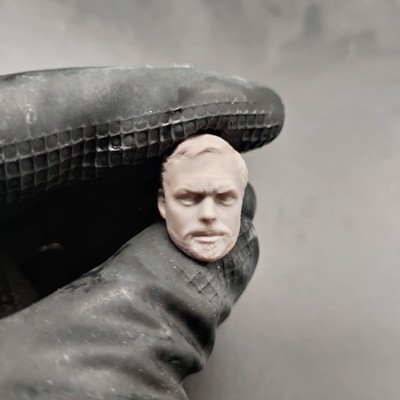 1/12 1/18 1/24 Crowley Head Sculpt Carved For Male Action Figure Doll ...