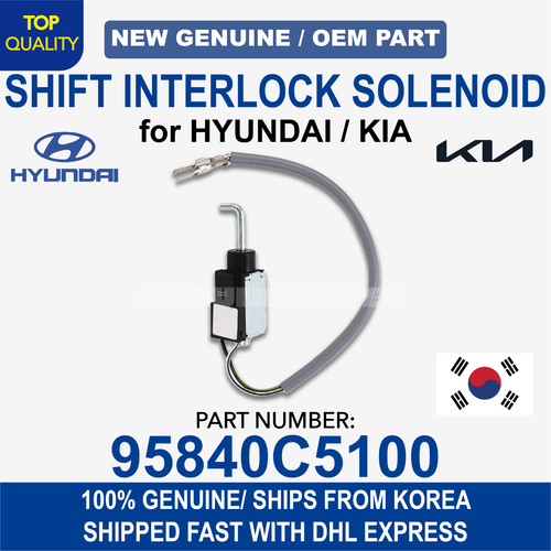 NEW GENUINE OEM Hyundai Kia Shift Interlock Solenoid 95840C5100 | eBay