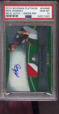 2010 Bowman Platinum Nick Ramirez ROOKIE RC AUTO Autograph PSA 10 ...