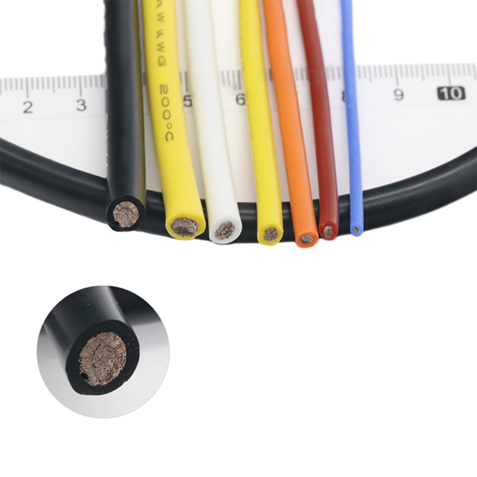 Extra Soft Flexible Silicone Wire Cable 0.08mm Tinned Copper 2/4/6/7/8 ...