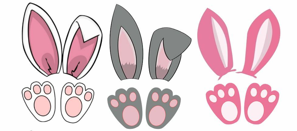 Easter Bunny Feet Clip Art