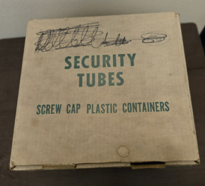 Vtg Whitman 100 Used Plastic Round Empty Coin Tubes - U.S. Cents ...