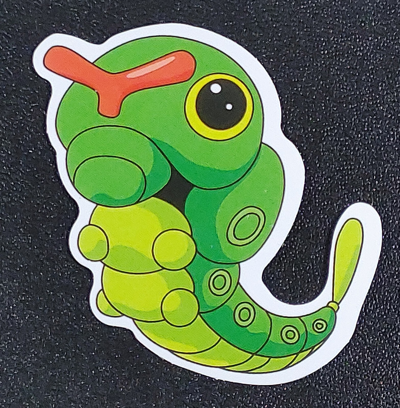 Caterpie Pokemon Sticker Flat Matte (2"/3" Inch) Decorate Binder Laptop ...