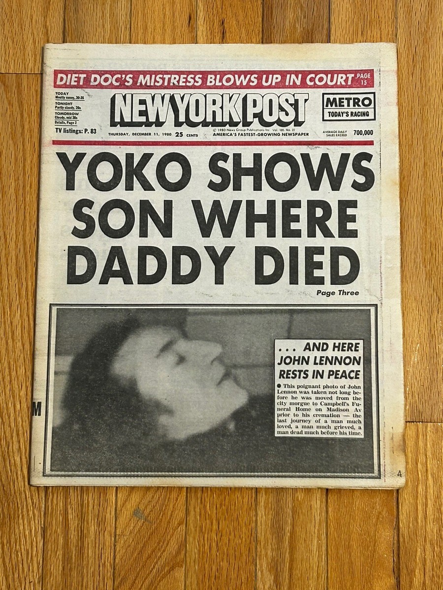 John Lennon Death