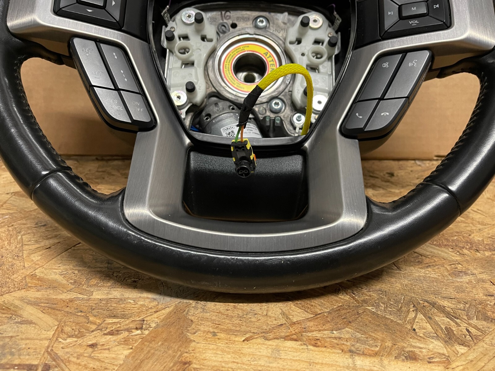 2017-2019 FORD F250 F350 F450 LEATHER STEERING WHEEL *ADAPTIVE STEERING ...