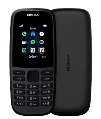 Nokia 105 Big Buttons Dual Sim Black Brand New (Unlocked) Mobile Phone ...
