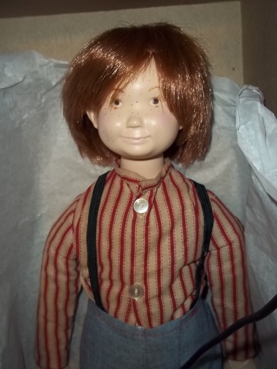 Kalico Kids Toby #105 Artist Suzanne Gibson 18" Doll Porcelain/Cloth ...