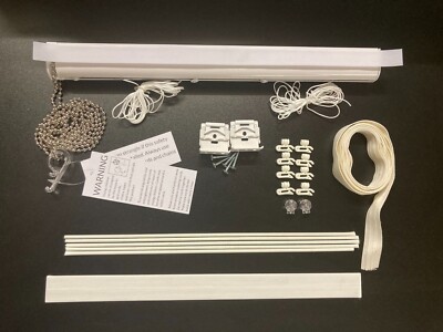 COMPLETE ROMAN BLIND KIT CORD OPERATED ROMAN BLINDS KIT - 60CM TO 300CM ...