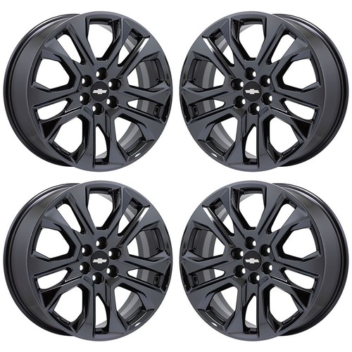 20" Chevrolet Traverse Black Chrome wheels rims OEM 2018-2021 set 5848 ...
