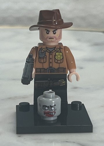 Lego Rick Grimes Custom Printed Minifigure The Walking Dead TWD | eBay