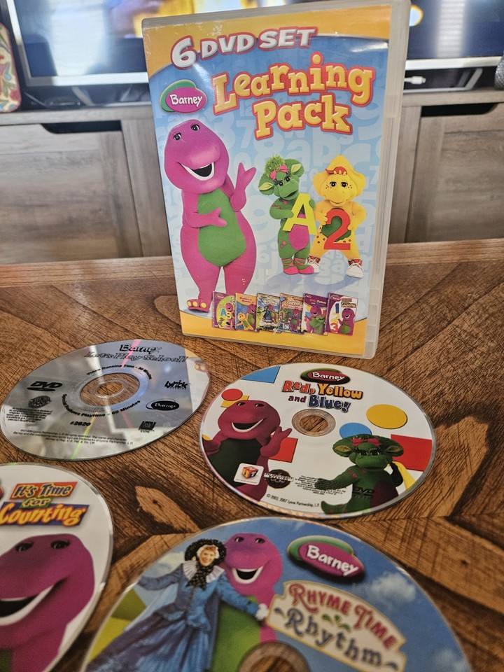 Barney Learning Pack 6 DVD Set by HIT Entertainment Barney and Friends ...