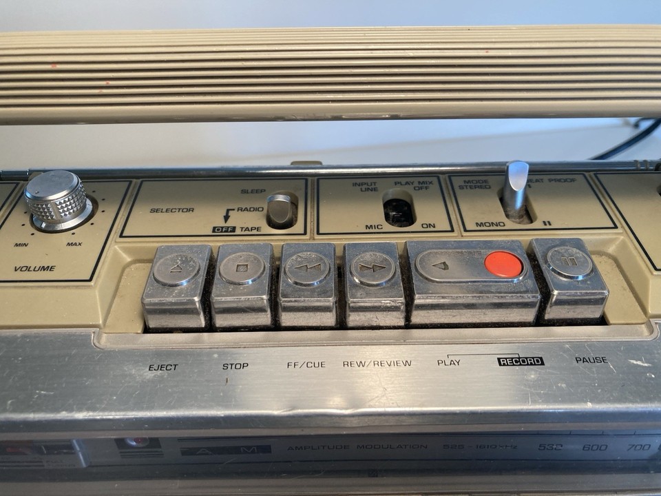 For Parts: 1980s PANASONIC Boombox RX-5090 Made in Japan [Stranger ...