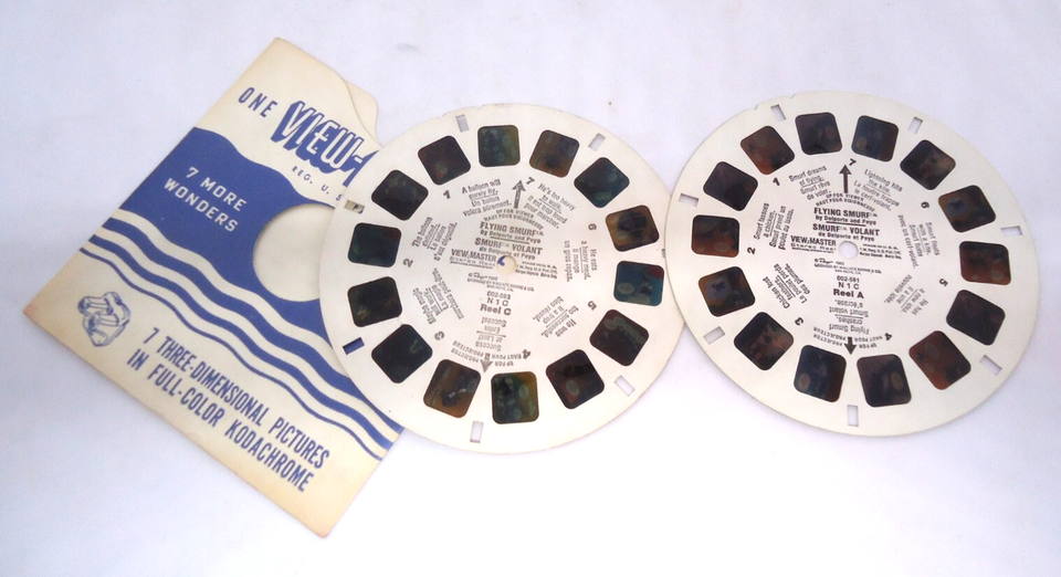 Huge Lot X 175 View Master Dc Comic Marvel Smurf E.T. Batman TMNT Space ...