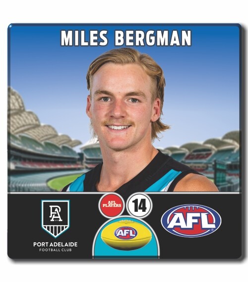 2024 AFL Port Adelaide Football Club - BERGMAN, Miles | eBay