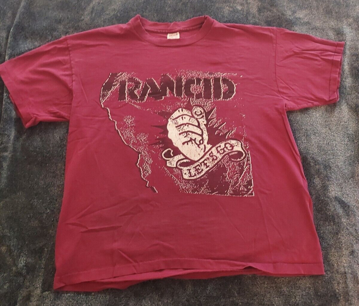 Vintage 1994 Rancid Let's Go Album Tour T-Shirt XL Bu… - Gem