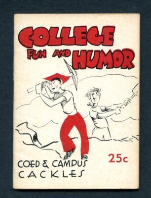YGSD-0003 COLLEGE FUN & HUMOR '48-- 34 PG MINI DIGEST ALL JOKES ...