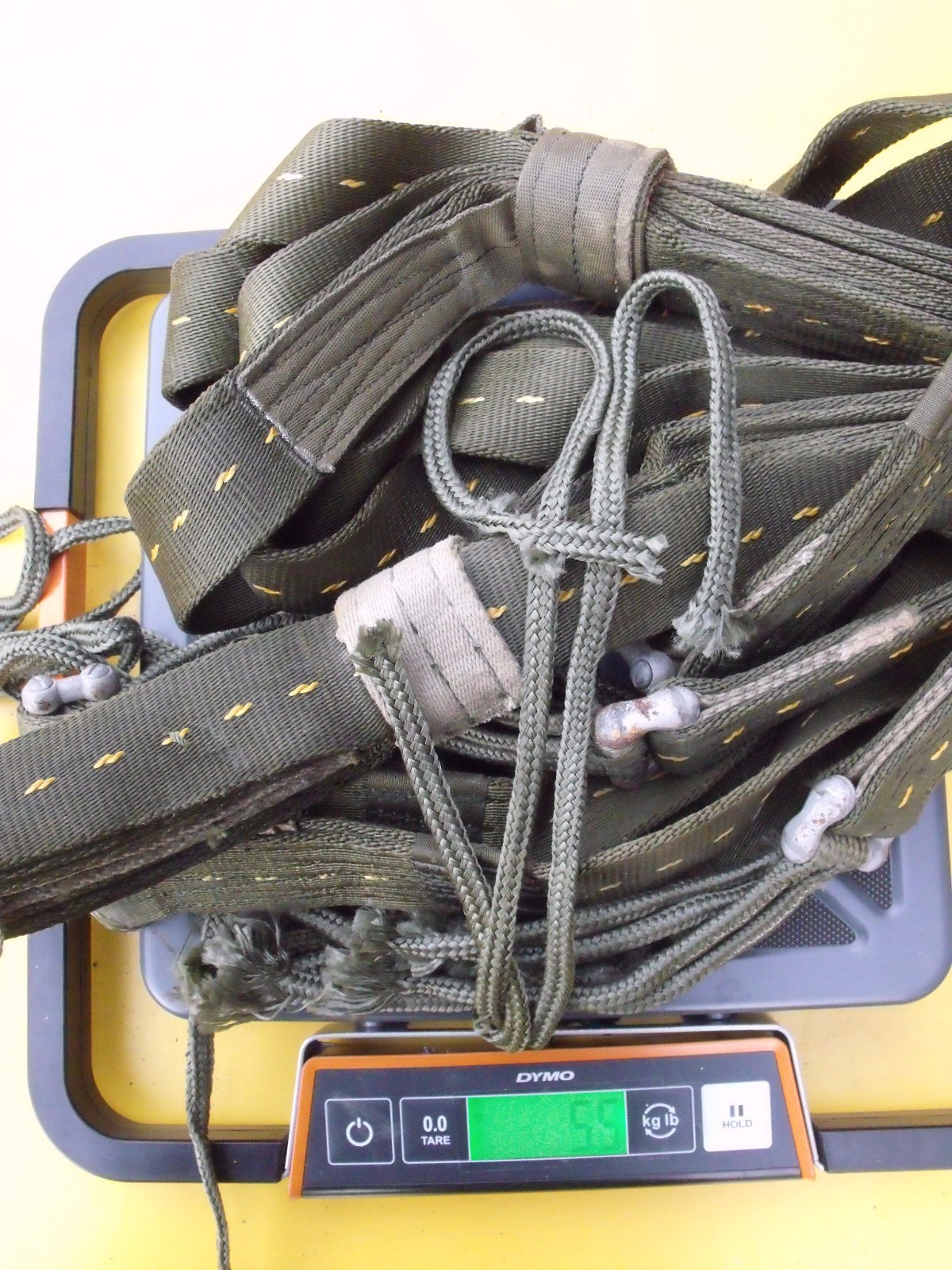 40 LB + Military Parachute Harness Straps Assembly Risers Towing | eBay