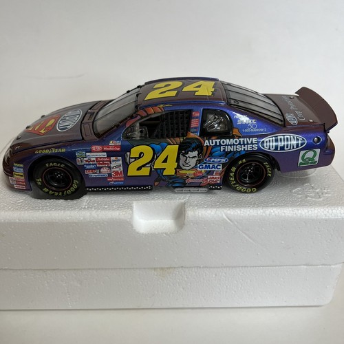 1999 Jeff Gordon Superman Dupont NASCAR Diecast Car 1:24 ACTION Limited ...