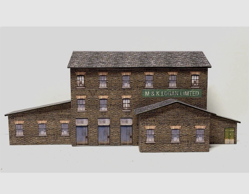 N Gauge Low Relief Industrial Set 6 Buildings Scenery Diorama Suit Peco ...
