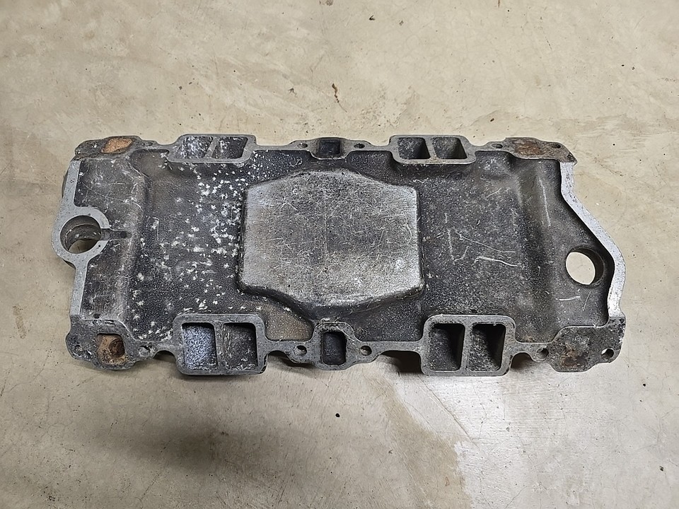 Offenhauser 1956-1961 Chevy Tri-Power 3x2 Intake Manifold Chevrolet SBC ...