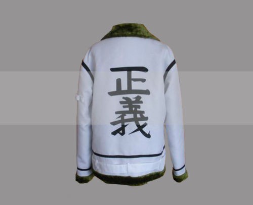New Anime One Piece Whiter Hunter Captain Smoker Jacket Cosplay Costume ...