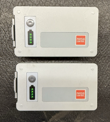 (2) Physio Control Lifepak 15 Li-ion Battery 21330-001176 FULLY CHARGED ...