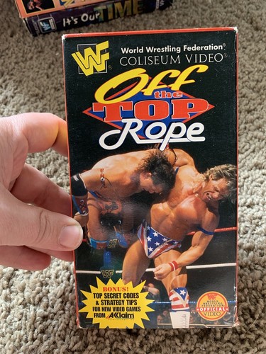 WWF: Off the Top Rope VHS, WWE, Coliseum Video, Luger, Tatanka, Hart ...