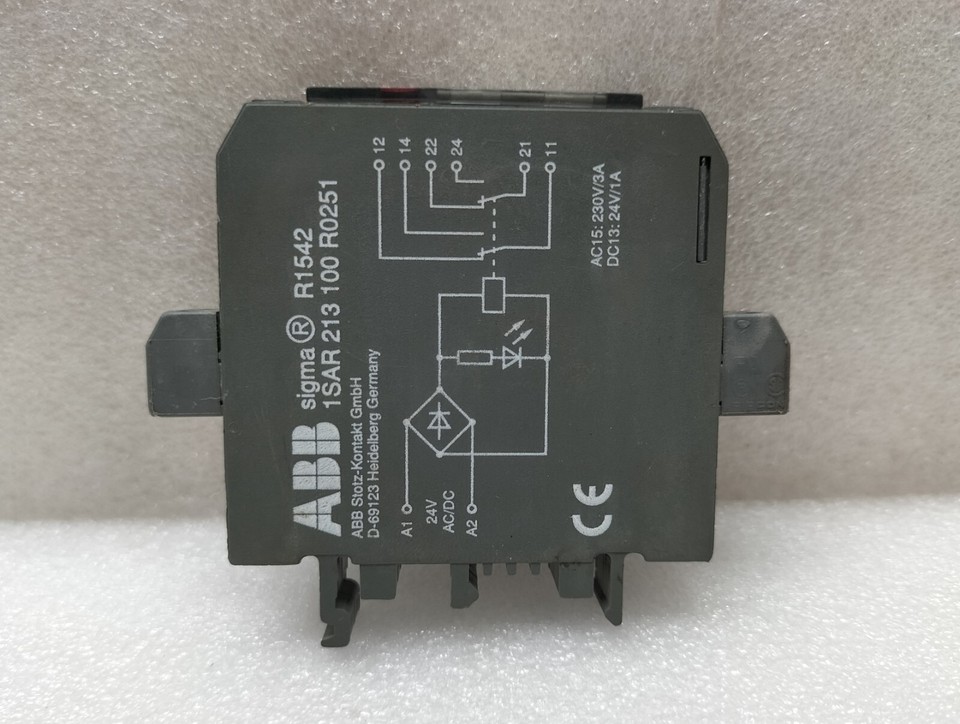 ABB SIGMA R1542 1SAR 213 100 R0251 INTERFACE RELAY | eBay