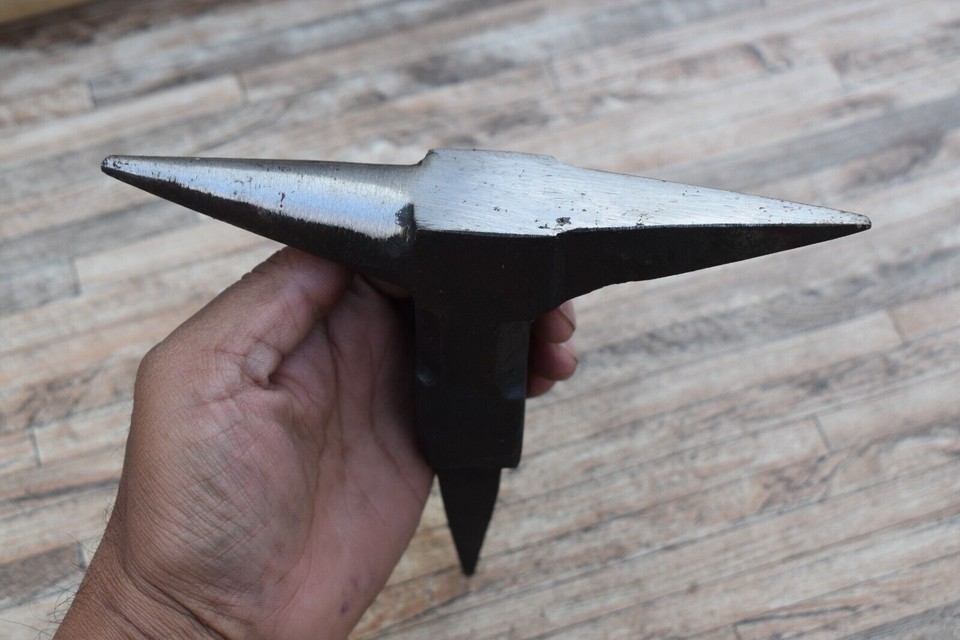 Vtg Hardy Steel Silversmith Blacksmith Tinsmith Beak Stake T Anvil Tool ...