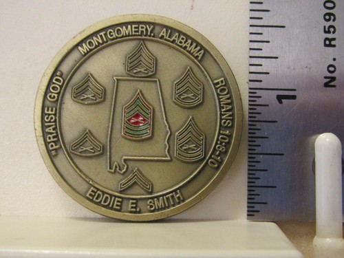 CHALLENGE COIN MONTGOMERY ALABAMA US MARINE CORPS EDDIE E SMITH Romans ...