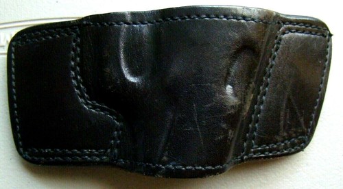 ROSS BERSA 380 .380 Black Leather Belt Holster Made in USA Right Hand # ...