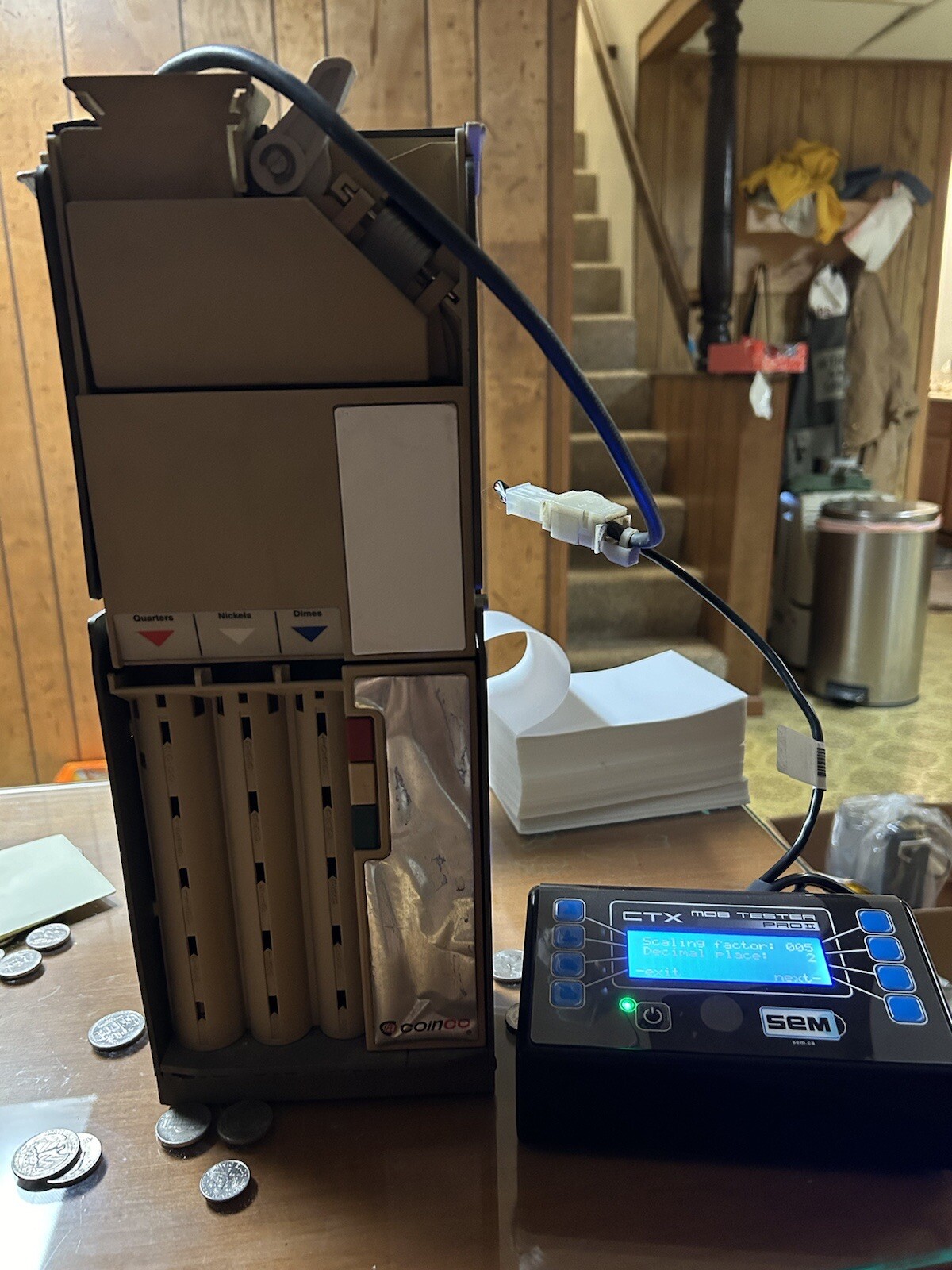 COINCO 9302-GX MDB COIN MECH COIN ACCEPTOR COMPLETELY REBUILT FREE ...