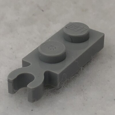 LEGO 78256 Light Bluish Gray Plate, Modified 1 x 2 W/ Clip on End (x1 ...