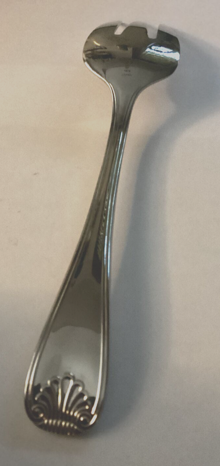 Gorham SHELL Gorham Stainless Cold Meat Serving Fork 18/8 Flatware ...