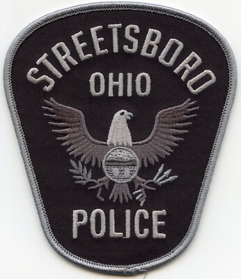 STREETSBORO OHIO subdued POLICE PATCH | eBay